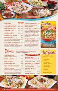 EL PATIO Menu – El Patio